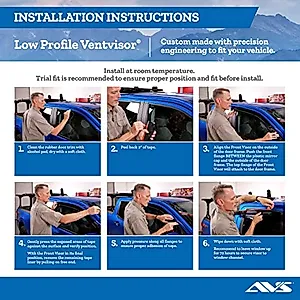 Auto Ventshade [AVS] In-Channel Ventvisor | 2011 - 2016 Hyundai Elantra Sedan (Excludes GT) - Smoke, 4 pc. | 194471