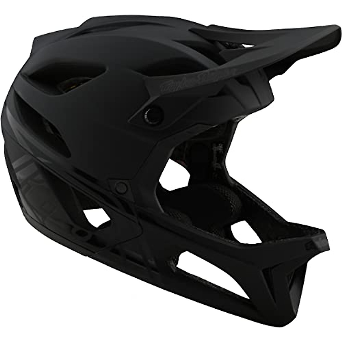 Troy Lee Designs Stage MIPS Stealth Full-Face Mountain Bike Helmet. Max Ventilation Lightweight EPP EPS Racing Downhill DH BMX MTB - Adult Men Women Unisex (Midnight, MD/LG)