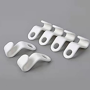 40pcs Clothes Hanger Connector Hooks Cascading Organizer Closet Hangers Organizer Space Saving for Closet Wardrobe Coat Clothes Hanger Connector Hooks for Plastic Hangers