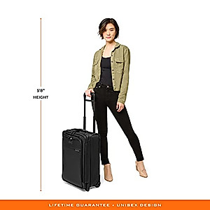 Briggs & Riley Uprights, Black, 22-inch Baseline Essential Carry-On