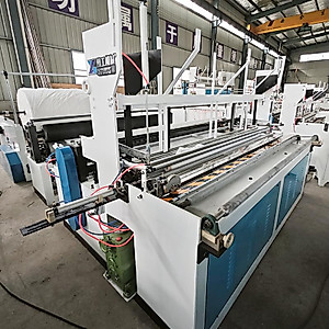 Automatic toilet Paper Making Machine toilet Paper Printing Machine High Efficiency toilet Paper Machine Production with Adjustable Roll Size Customizable Patterns Durable Steel Embossing Roll