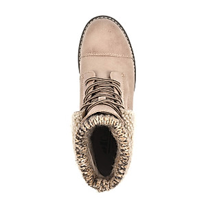 CLIFFS BY WHITE MOUNTAIN Women's Duena Hiking Style Boot, Natural Multi/Fabric, 7.5 M