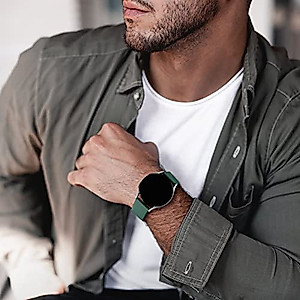 Maledan 15 Pack Band Compatible with Samsung Galaxy Watch 5 Band/Galaxy Watch 4 Band/Galaxy Watch 6 Band, Galaxy Watch 5 Pro/Galaxy Watch 3/Active 2, 20mm Soft Silicone Sports Strap Women Men, Small