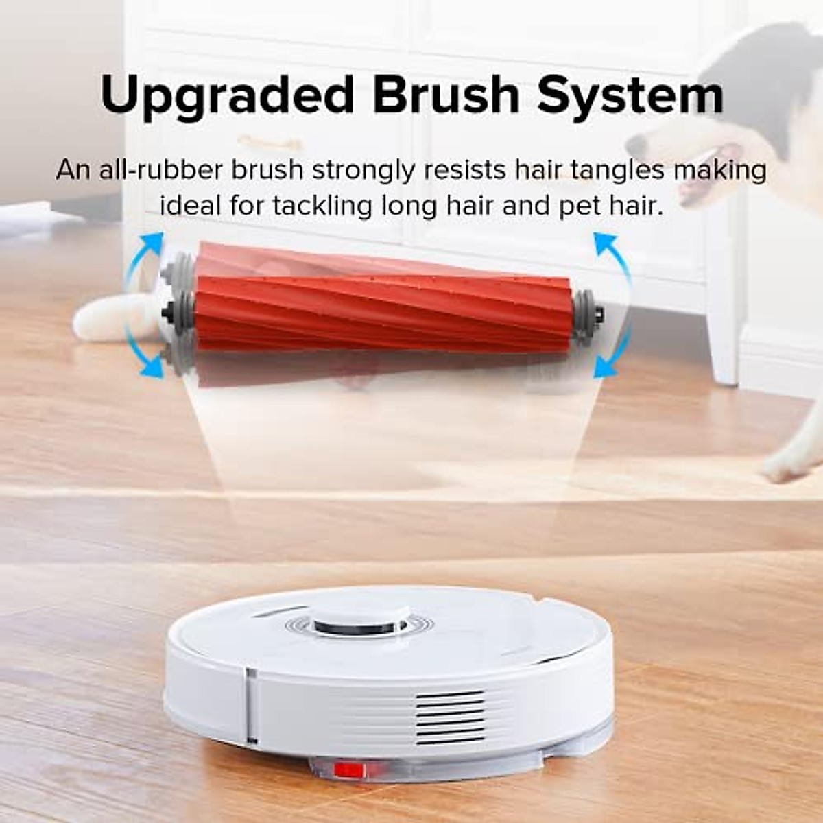 roborock Q7 Max Robot Vacuum and Mop Cleaner, 4200Pa Strong Suction, Lidar Navigation, Multi-Level Mapping, No-Go&No-Mop Zones, 180mins Runtime, Works with Alexa, Perfect for Pet Hair(White)