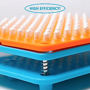 100 Holes Filling Machine Tray Board with Scraper fit DIY 00#