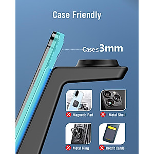 Welgo Wireless Charger for Samsung with Alarm Clock, 4 in 1 Charging Station for Samsung S23 Ultra/S22/Note 10/Z Fold4/Z Flip4/iPhone, for Galaxy Watch 5 Pro/4/3 & Samsung Galaxy Buds