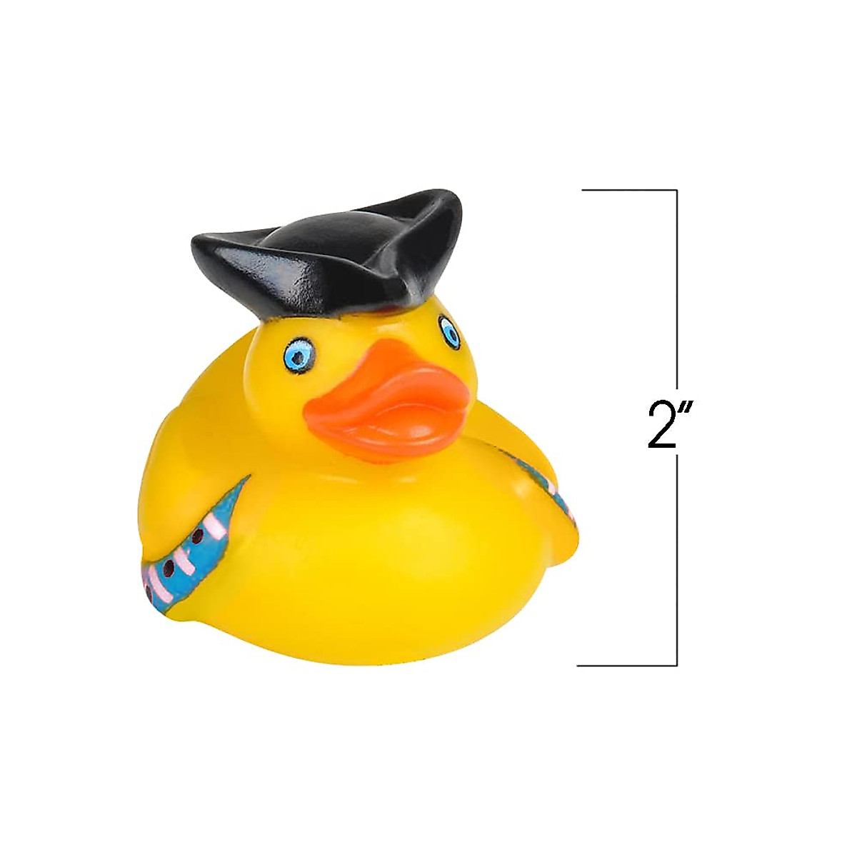 ArtCreativity 2 Inch Pirate Rubber Duckies (Pack of 12) Cute Duck Bath Tub Pool Toys, Ideal for Pirate-Themed Parties and Celebrations, Fun Decorations, Carnival Supplies, Party Favors