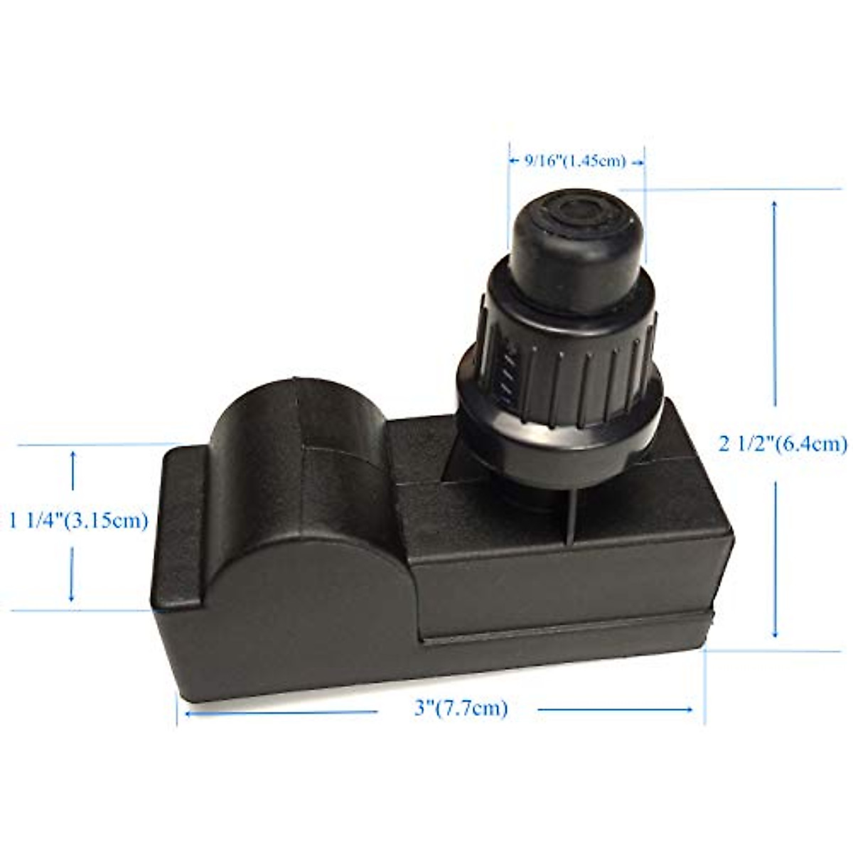 nobrand BBQ Gas Grill Igniter, 2 Male Outlet AAA Battery Spark Generator, Push Button Electronic Ignition Module for Broil King, Char-Broil, Nexgrill, Master Chef