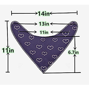 7 Pack Absorbent Soft Baby Bibs for Drooling Teething