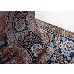 Novogratz by Momeni Rugs Doheny Polyester Rust Area Rug 7'6" X 9'6" (DOHENDOH-1RST7696)