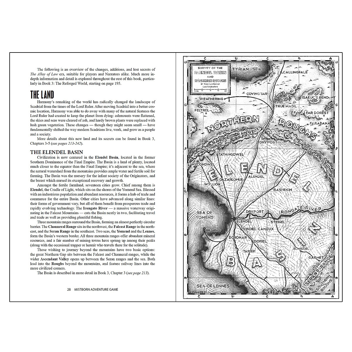 Mistborn Alloy of Law Campaign Setting & Game Supplement by Crafty Games - RPG Adventure - 2-6 Players, 2+ Hours Gameplay, Ages 13+