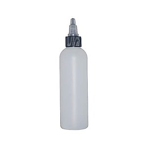 wolfmoon botanicals WM (Pack of 24) - 4oz Cosmo Bullet Bottle with twist open (Yorker) cap (Natural)