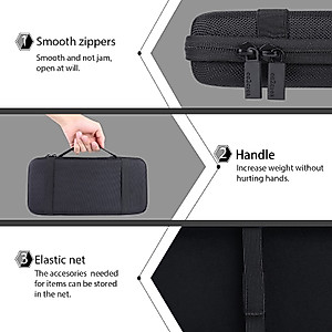 Co2CREA Hard Travel Case Replacement for Razer Huntsman Mini / Snpurdiri / MageGee Gaming Keyboard (Black)