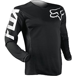 Fox Racing boys Youth Blackout Motocross Jersey Shirt, Black, Medium US