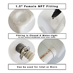 Class A Customs | RV Fresh and Gray Water Tank | Combo Pack (20 Gallon & 25 Gallon) | RV Water Holding Tanks