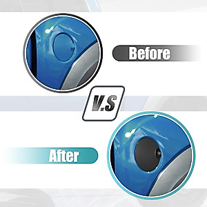 X AUTOHAUX Fuel Tank Filler Cap for Ford F-150 2009-2014 Gas Door Filler Access Cover Replacement 9L3Z-99405A26-AA