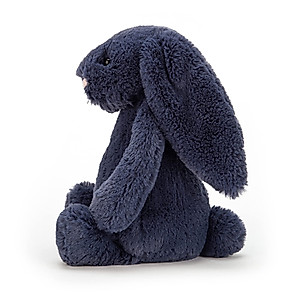 Jellycat Bashful Navy Bunny Stuffed Animal, Medium 12 inches | Rabbit & Bunny Plush Toy | Classic Children's Gift
