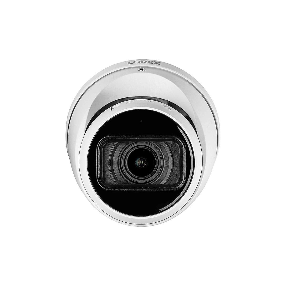Lorex 4K (8MP) Motorized Varifocal Smart IP Dome Security Camera with Listen-in Audio and Real-Time 30FPS Recording - White