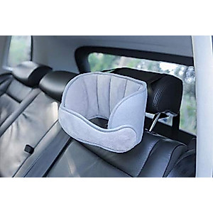 StoHua Child Car Seat Head Support - Baby Safety Car Seat Neck Relief Holder, Adjustable Head Band Strap Headrest, Baby & Kids Travel Accessories (Grey)