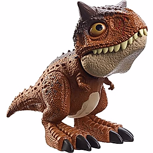 Mattel Jurassic World Camp Cretaceous Action Figure, Chompin’ Carnotaurus Toro Dinosaur Toy with Chimping & Other Motion