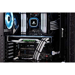 CORSAIR Premium Individually Sleeved PCIe (Dual Connector) Cables – Black, 2 Yr Warranty, for Corsair PSUs