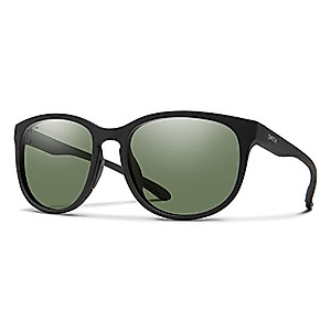 Smith Lake Shasta Active Sunglasses - Matte Black | Chromapop Polarized Grey Green