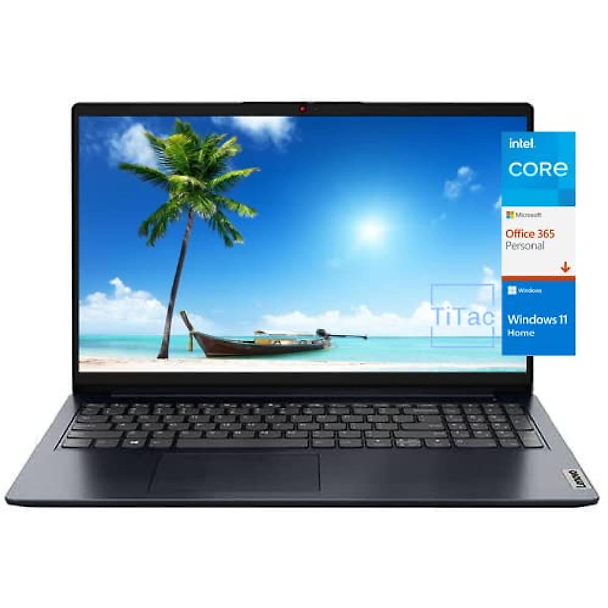 Lenovo IdeaPad 15.6" FHD Premium Laptop (Latest Model) | Intel QuadCore Processor | 8GB RAM | 640GB SSD (128GB eMMC+512GB PCIe SSD), 1-Year Microsoft 365, WiFi 6, Long Battery Life, TiTac, Windows 11