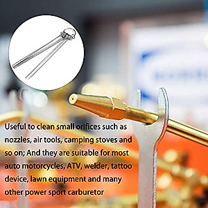 Utoolmart 4 Set Welding Tip Cleaner, Nozzle Cleaner Gas Welding Brazing Cutting Torch Tip Cleaner Needle