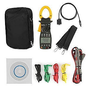Jeanoko Professional Clamp Meter MS2203 3-Phase Digital Multimeter Power Factor Clamp Meter Digital Clamp Meter