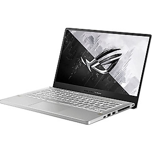 ASUS ROG Zephyrus 14" FHD 144Hz Gaming Laptop, AMD Ryzen 7-5800HS Processor, 24GB RAM, 2TB PCIe SSD, Backlit Keyboard, NVIDIA GeForce RTX 3060 Graphics, Windows 11, White, 32GB USB Card