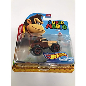 Hot Wheels 2017 Super Mario Character Cars Set of 7