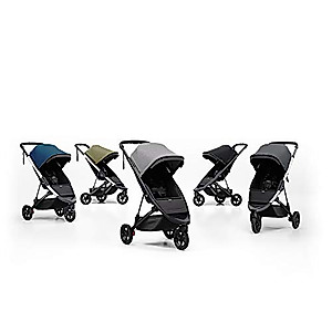 Thule Spring Stroller - Compact Baby Stroller Perfect for Everyday Use - Features 5-Point Harness, Lightweight and Compact Design, Vented Canopy with See-Through Mesh, Padded Reclining Seat