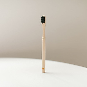 Gongi Wooden Bamboo Toothbrush - 20,000 High Bristle Count Toothbrush - Micro-Nano Extra Soft Bristles - 4-Pack