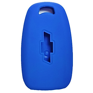 Silicone Smart Key Fob Cover Case Protector Keyless Remote Holder for 2016-2024 Chevy Malibu Camaro Trax Traverse Sonic Cruze Volt Equinox Spark HYQ4EA