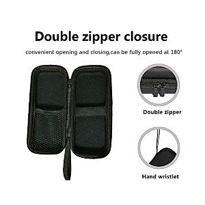 Hard Shaver Case for OneBlade Face and Body Hybrid Electric Trimmer Shaver Travel Case Compatible QP2630 QP2520 (Black)