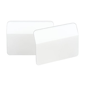 Post-it Tabs, 2 in Angled Solid, White, 24 Tabs/Pack (686A-24WE)