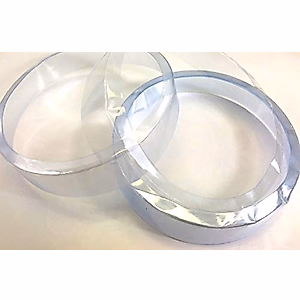 Clear Heat Shrink Bands - Fits Round Plastic Soup/Deli Container 250/Pk (Pack of 250)