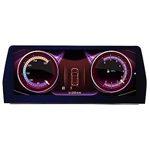Android 12 Audio Stereo Car GPS Navigator for BMW 5 Series E60 with iDrive System 12.3 inch Blu-ray Touch Screen CarPlay (CIC System, Octa Core 8GB RAM 128GB ROM)