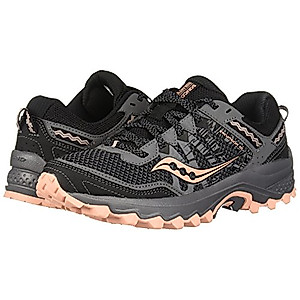 Saucony Women's Grid Excursion TR12 Sneaker, Grey/Peach, 8 Wide