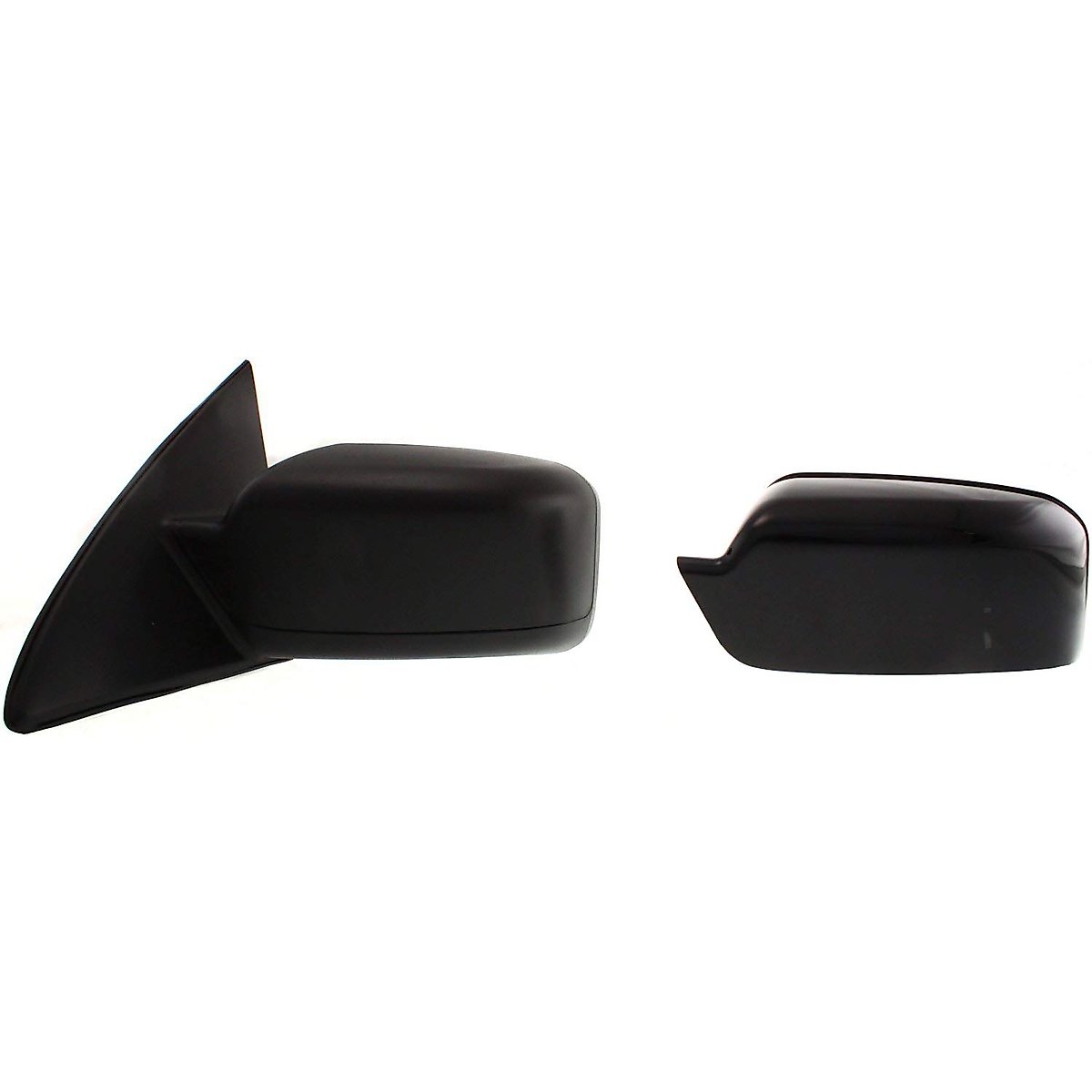 Kool Vue Left Power Heated Door Mirror Compatible With Ford Fusion 2006-2010 with 2 Caps Models Without Electronics & Premium Package
