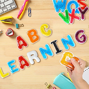 LESONG Alphabet Letters Sensory Toys: ABC Learning Educational Montessori Toys, Fidgets Sensory Toys for Classroom Calm Down Corner Autistic Anxiety Relief