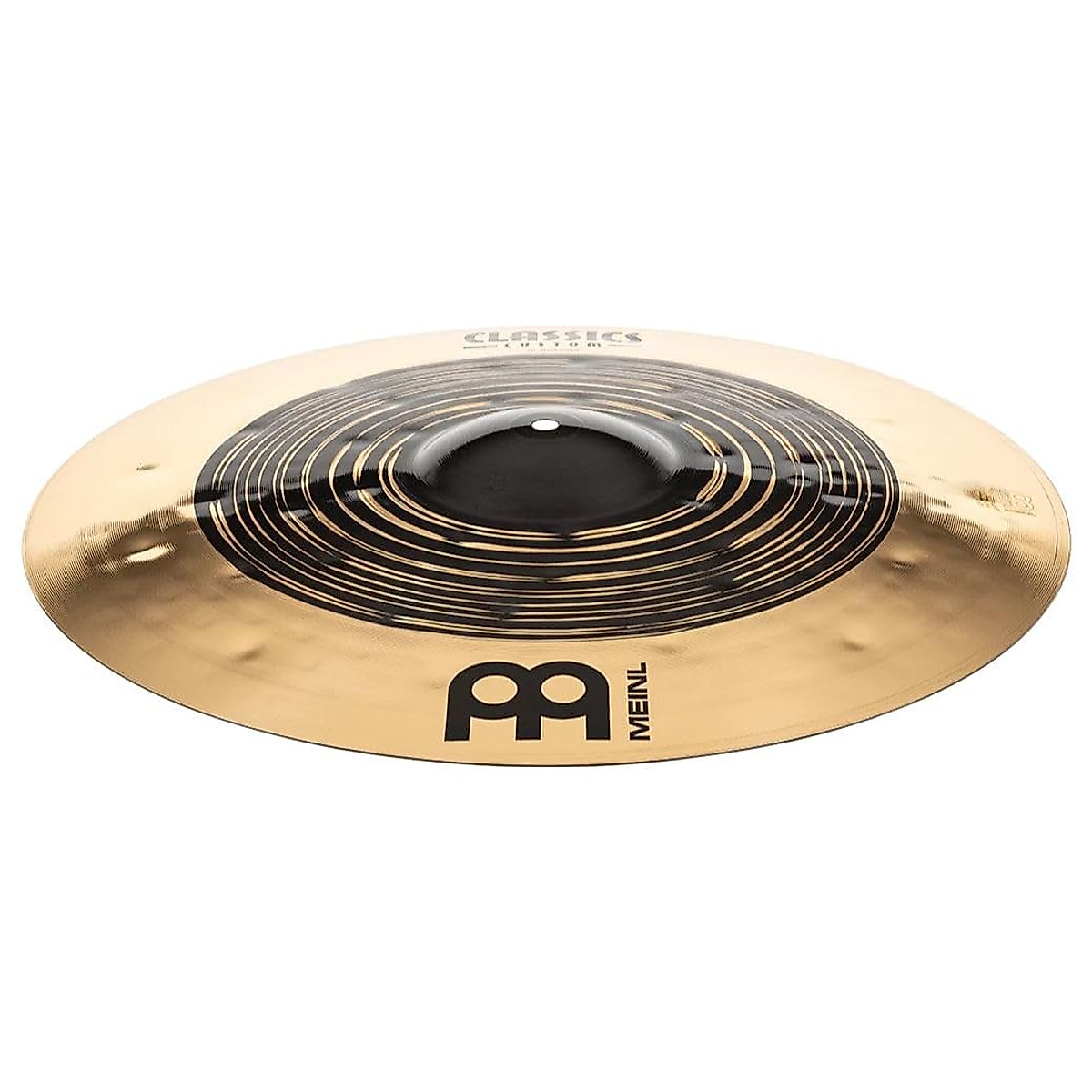 Meinl Cymbals Classics Custom Dual 20" Crash Cymbal for Drum Set, Dark/Brilliant — Made in Germany — B12 Bronze, 2-Year Warranty, (CC20DUC)