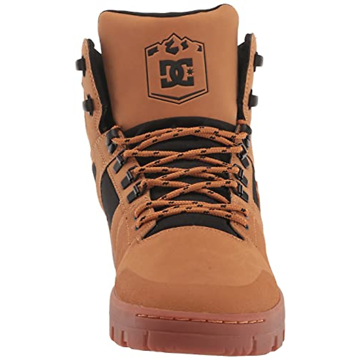 DC Men's Pure High-Top Water Resistant Boot Skate Shoe Snow, Wheat/Black, 12