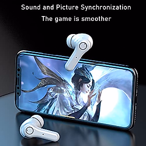 Loluka Wireless Head Phones Earbuds Bluetooth with Noise Cancelling True Earphones for Android Ear Buds Built in Microphones with Charging Case in-Ear Stereo HiFi Earphones for Android