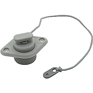 UP100 4pcs New Grey PVC Scupper Plug Boat Drain Valve Cap for Kayak Inflatable Dinghy Speedboats
