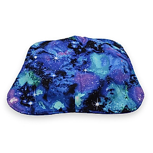 Galaxy Microwave Plate Holder - Blue, Purple and Aqua Night Sky Cotton Fabric Cozy