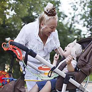 Chibon Baby Car Seat Toys for Infants with Mirror & Toy Keys for Toddlers and Babies, Carseat Toys Steering Wheel with Music Lights and Driving Sounds, Toddler Keys for Car Remote with Car Sounds