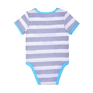 Disney Baby-Boys Monsters Inc Sully Bodysuit, Blue, 12 Months (Pack of 3)