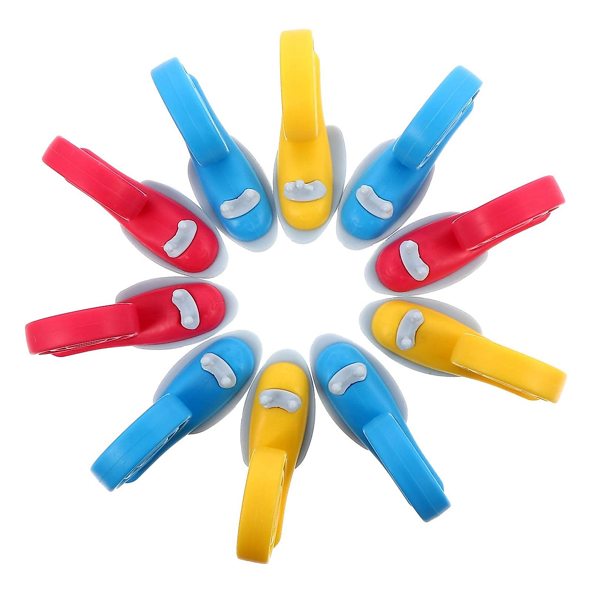 IMIKEYA 10 Pc Door Stoppers, Rubber Door Stopper Kids Door Safety Finger Trap Stoppers Protector Guard Pads in Kids Bedroom Door Edge Safety Bumpers