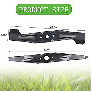 72531-VH7-000 & 72511-VH7-000 Lawn Mower Blade Set for HRX217, HRX217K1, HRX217K2, HRX217K3, HRX217K4 Mower 21" MicroCut Twin Blade Set